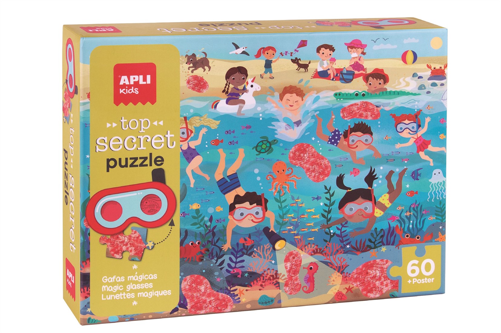 APLI - Puzzel Top Secret Strand (60 stuks) OKU