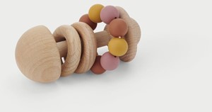 Tickit Silisoft Kralen Bijtspeelgoed (Aarde Kleuren) OKU