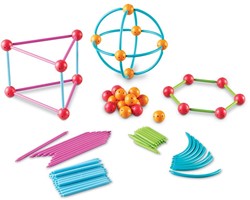 Learning Resources - Geometric Shapes Building Set OKU