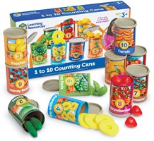 Learning Resources - 1 to 10 Counting Cans OKU