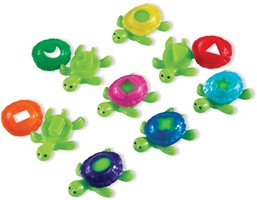 Learning Resources - Smart Splash® Shape Shell Turtles (Set of 16) OKU